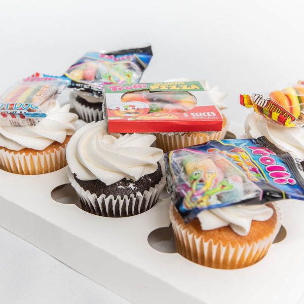 6 Lolly Cupcakes - All Boxed Out AU